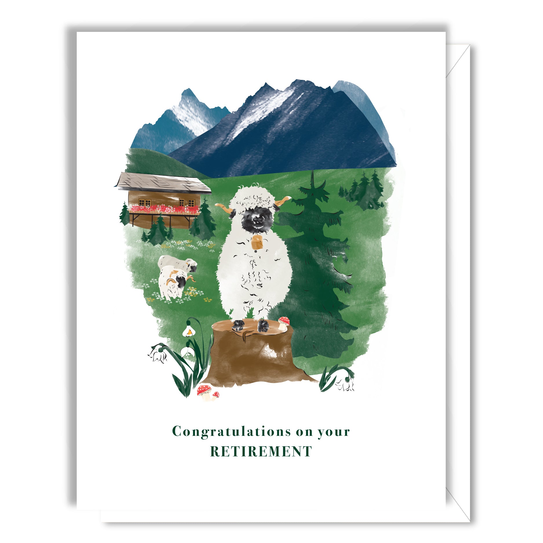 Mountain Retirement Card – Driscoll Design