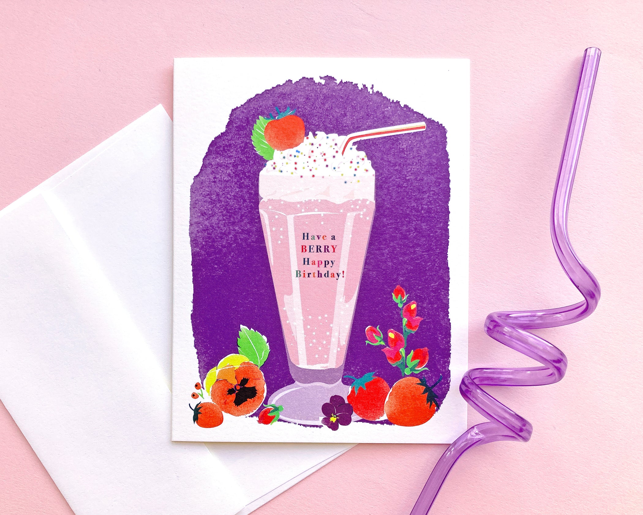 Milkshake Birthday Card – Driscoll Design