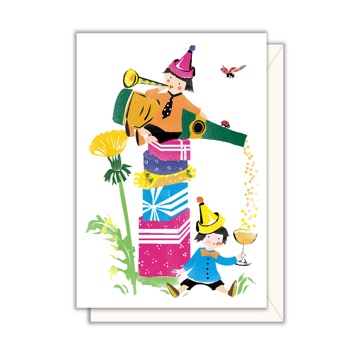 Birthday Party Elves Enclosure Card – Driscoll Design